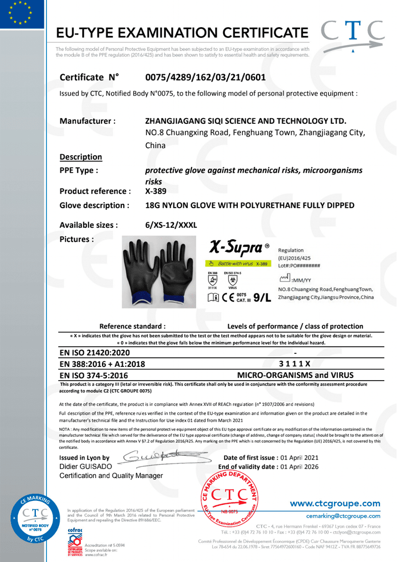 About – SQG | Safety Glove manufacture China